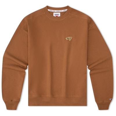 Tommy男女签字体刺绣宽松卫衣