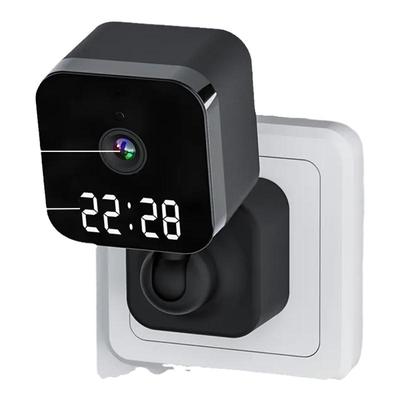 时钟插头监控摄像头无线wifi高清