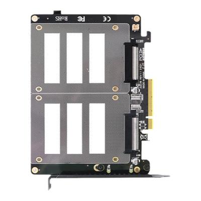 佳翼U.2硬盘转pcie4.0双盘拆分卡