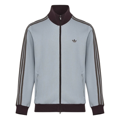 adidas阿迪达斯三叶草华夫格漏斗领夹克早春男针织薄外套 KY5770