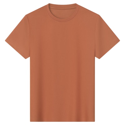 夏季男士高端商务休闲圆领短袖T恤莫代尔冰丝半袖体恤桑蚕丝衣服