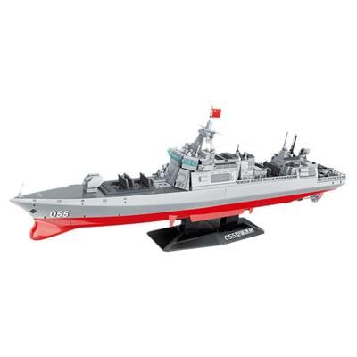 启蒙积木军模战舰原比例还原