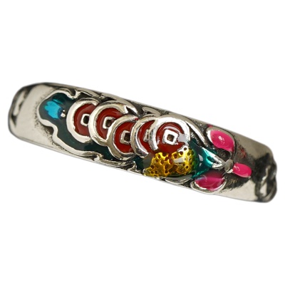 Vintage古着珐琅戒指复古指环