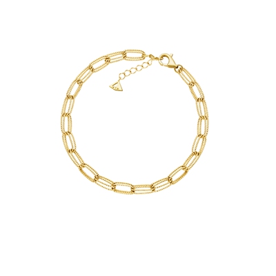 YIN隐「易」系列繁花闪闪双层编织18K金手链简约百搭设计送礼物