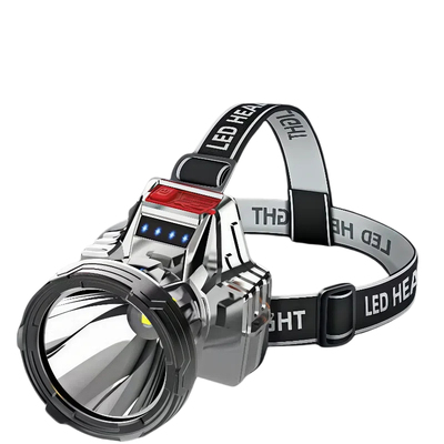 头灯强光超亮远射可充电头戴式