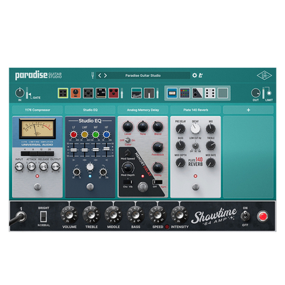 UAD PARADISE GUITAR STUDIO 天堂吉他工作室效果器插件 无需硬件
