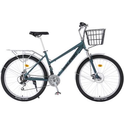 英国兰令变速碟刹减震通勤自行车