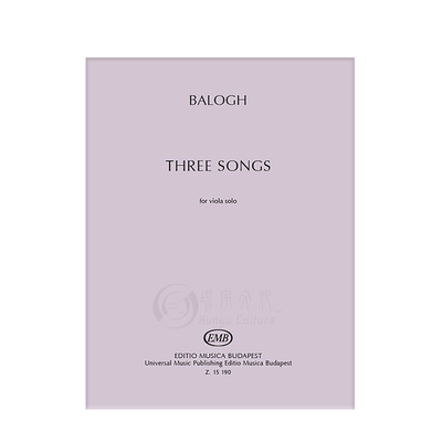 鲍洛格马特三首歌曲中提琴