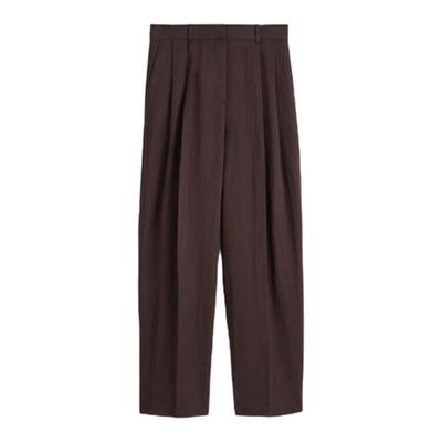 it :orange forest通勤长裤阔腿西裤女2025年秋季新款老钱风裤子