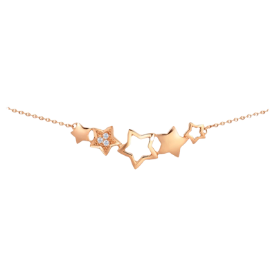 周生生爱情密语钻石项链18k金