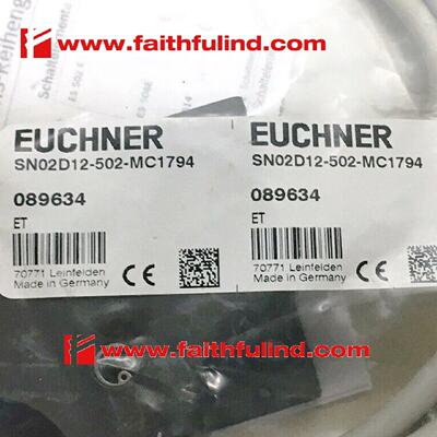 议价Euchner 089634 安士能全新安全传感器 SN02D12-502-MC1794