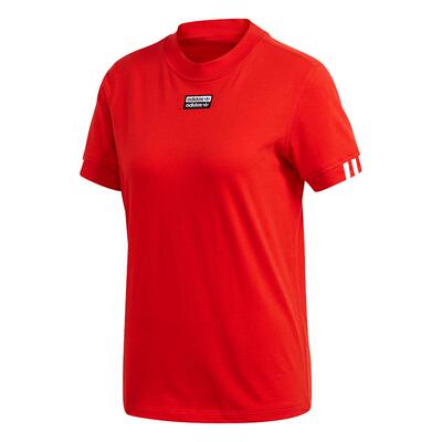 Adidas/阿迪达斯官方正品 三叶草女子休闲圆领运动短袖T恤 FM4881