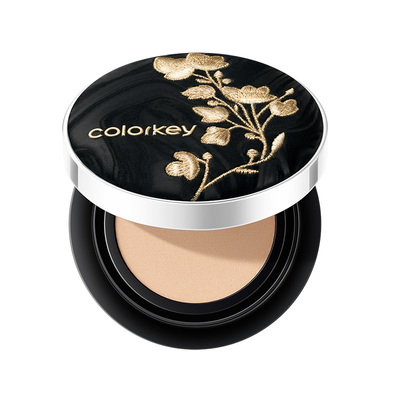 Colorkey珂拉琪山茶花双玻气垫干皮持妆控油细腻服帖保湿不易卡粉