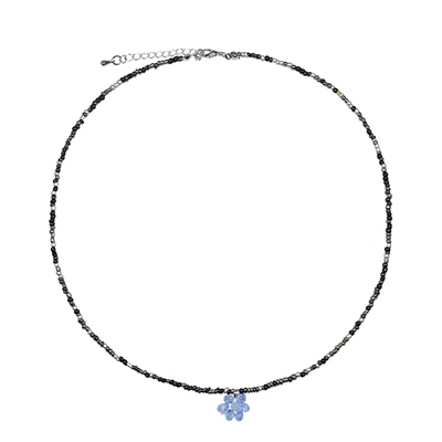 AWE琉璃小花串珠项链杨幂同款