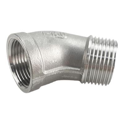 304不锈钢内外丝弯头135度内外丝