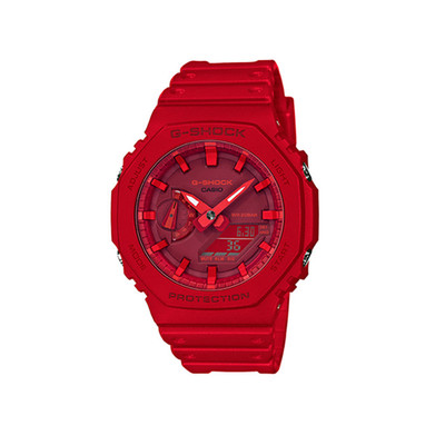 卡西欧橡树八角形双显运动手表