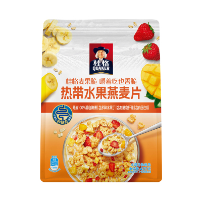 桂格水果麦片坚果谷物冲饮麦果脆