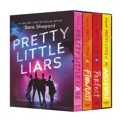 Pretty Little Liars 美少女的谎言4册 纽约时报畅销榜冠军 现象级IP原著 友谊真谛章节小说 青少年英语课外读物 英文原版进口图书
