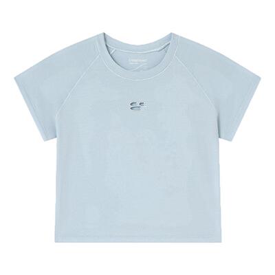 CryingCenter  凉感运动漏腰镂空健身莫代尔紧身tee 哭喊中心