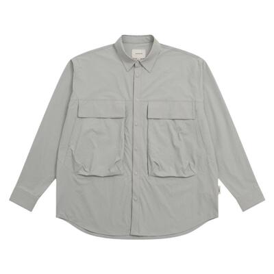 Batterup尖领长袖日系大口袋