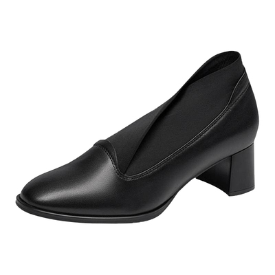 接吻猫复古百搭时尚弹力短靴女