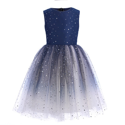 小学生合唱服朗诵红色纱裙表演服