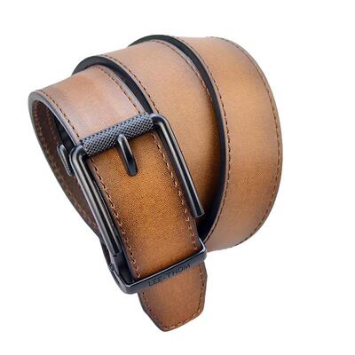 LEE-THOM男士头层牛皮自动扣皮带