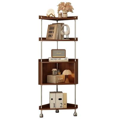 【加厚加固】中古风转角置物架