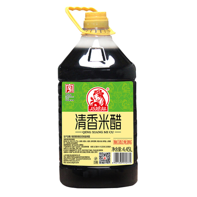 巧媳妇清香米醋大桶实惠装餐饮饭店家用凉拌炒菜酿造米醋4.45L