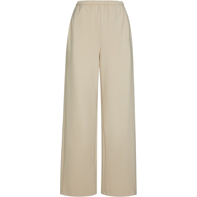 宝姿PORTSPURE女装2026早春新品刺绣logo松紧腰休闲直筒裤