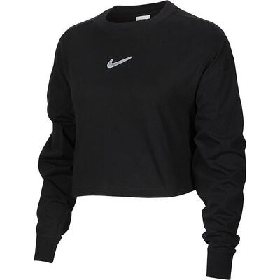 Nike/耐克官方正品Sportswear Swoosh女子印花长袖卫衣DR5633-010