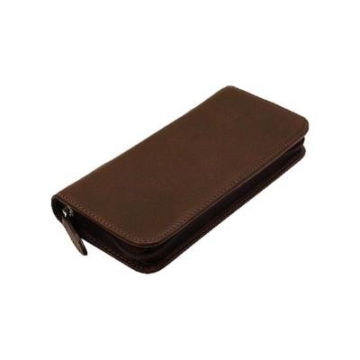 【日本直邮】Pilot百乐 Pensemble圆角拉链笔袋 PSPC01DBN 深棕色