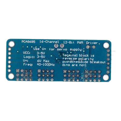 16路PWM Servo舵机驱动板机器人控制器PCA9685 IIC接口驱动器模块