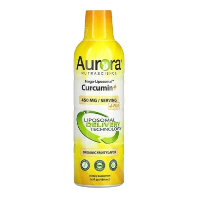 Aurora Nutrascience脂质体姜黄素液体补充剂含维C抵御力