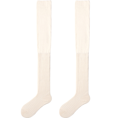 派米高筒堆堆过膝袜miu系袜子女