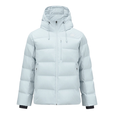 SKECHERS斯凯奇冬男上衣外套连帽保暖短羽绒服 P424M016/01MZ