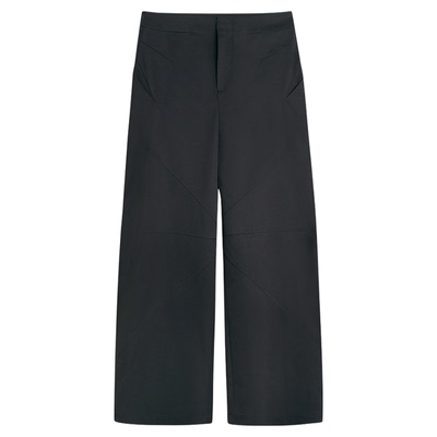 中腰阔腿裤弯刀裤宽松显瘦百搭