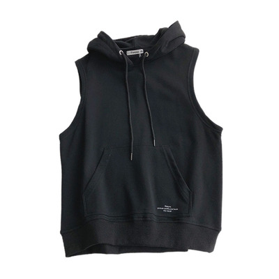 bf春秋新款宽松坎肩马甲背心卫衣