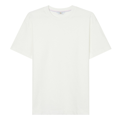 亨利格兰纯色百搭圆领T恤男士2026夏季新款潮流短袖休闲打底上衣