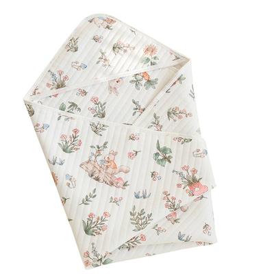 婴儿抱被春秋款纯棉a类红色包被红色产房包单防惊跳襁褓四季通用