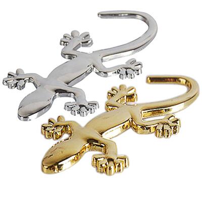 实心金属壁虎一鹿平安美好寓意