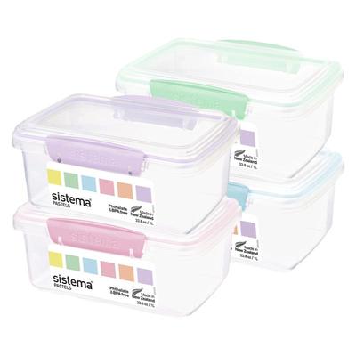 SISTEMA马卡龙水果保鲜盒塑料