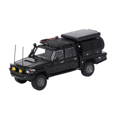 丰田陆巡LC79 兰德酷路泽 皮卡 长轴 AM 1:64 合金汽车模型摆件