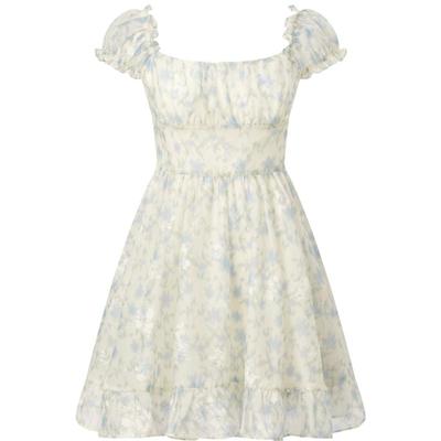 乐町2024夏季新款韩系收腰连衣裙C1FAE2618