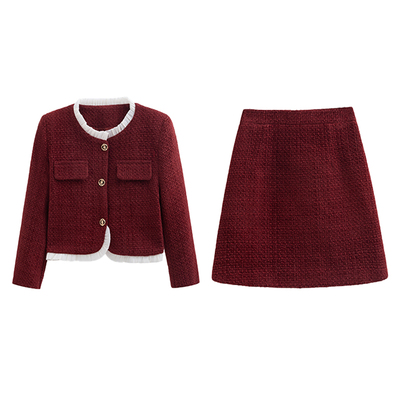 小香风套装裙女装春秋