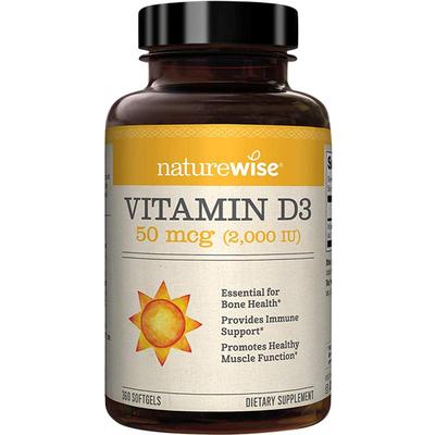 Naturewise维他命D3软胶囊360粒