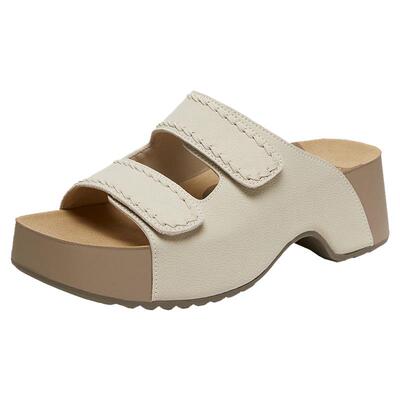 TATA他她小海豚女鞋夏季勃肯鞋厚底凉鞋增高休闲外穿拖鞋CML05BT6