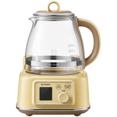 *北鼎多功能电热烧水壶1.2L全玻璃一体式母婴级煮茶壶恒温壶FK571