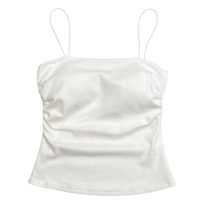 【送运费险】美背白色吊带背心女