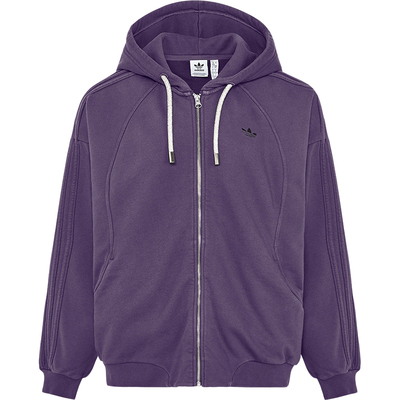 Adidas/阿迪达斯正品三叶草女士连帽经典时尚夹克外套KT6378